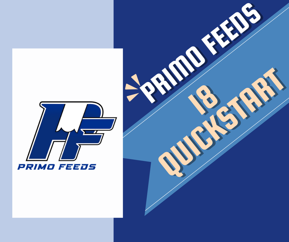 SHOP SIMS FEED & SUPPLY Primo 18 QuickStart – Sims Feed & Supply
