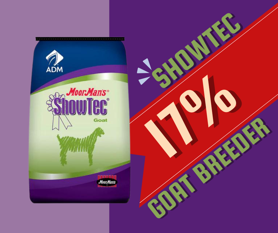 Showtec 17% Goat Breeder – Sims Feed & Supply